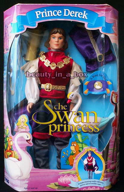 ODETTE AND FRIENDS Prince Derek The Swan Princess Doll Tyco NRFB ~ Lot ...