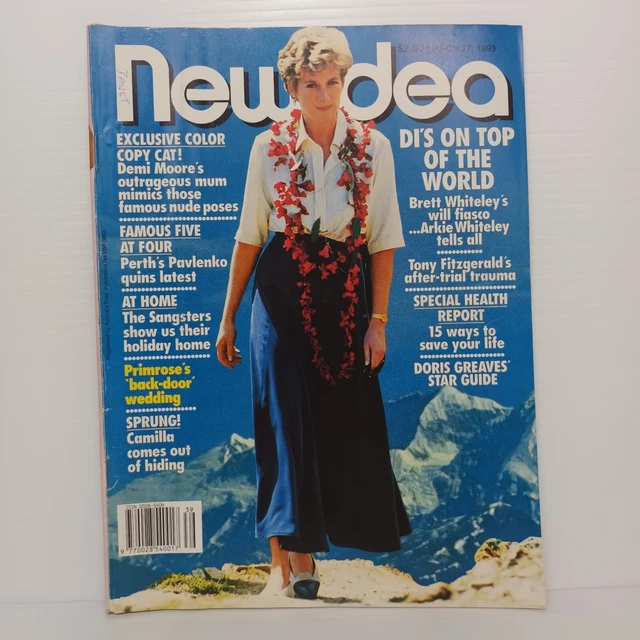 NEW IDEA MAGAZINE 27Th March 1993 Diana, Pavlenko Quins, Camilla Parker ...