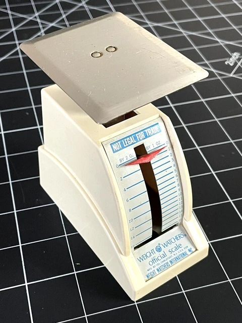 VINTAGE WEIGHT WATCHERS Official Food Scale Kitchen Small Portable Food ...