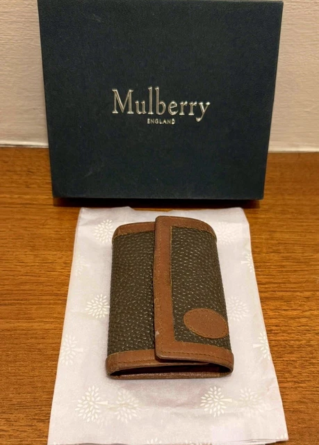MULBERRY SCOTCH GRAIN Key Purse,Key Wallet,Vintage,90s £30.36 - PicClick UK