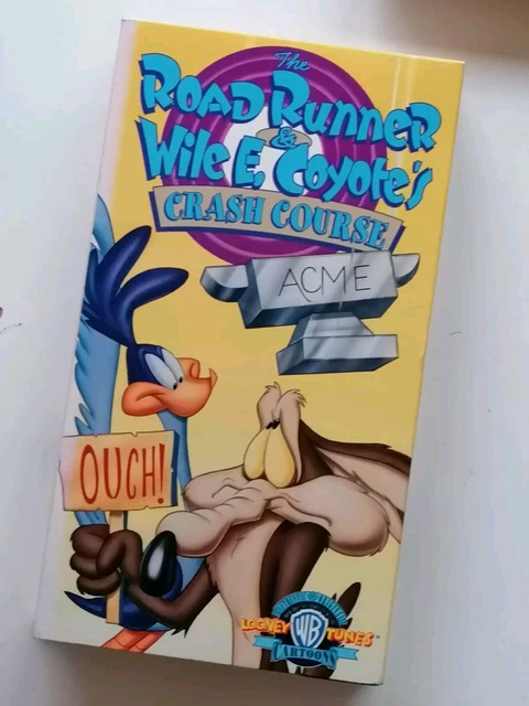 THE ROAD RUNNER & Wile E. Coyote's Crash Course - VHS Tape - WB Looney ...