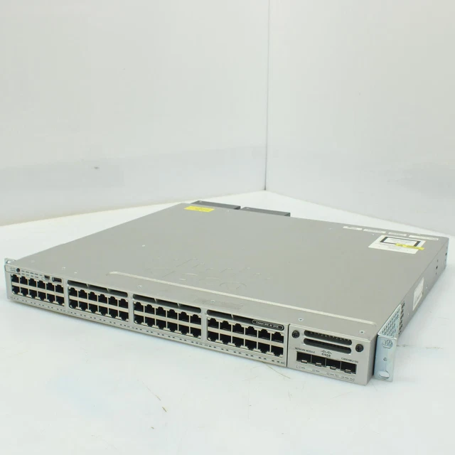 CISCO 3850 CATALYST 48-Port UPOE Ethernet Switch W/ C3850-NM-2-10G ...