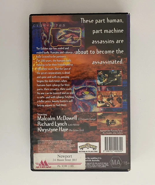CYBORG 3 - The Creation [VHS] Roadshow Video Big Box Ex-Rental Tape ...