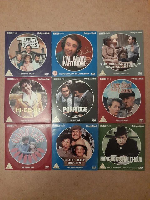 CLASSIC BRITISH SITCOMS - 9 x DVDS Daily Mail / Mirror Promotionals £9. ...
