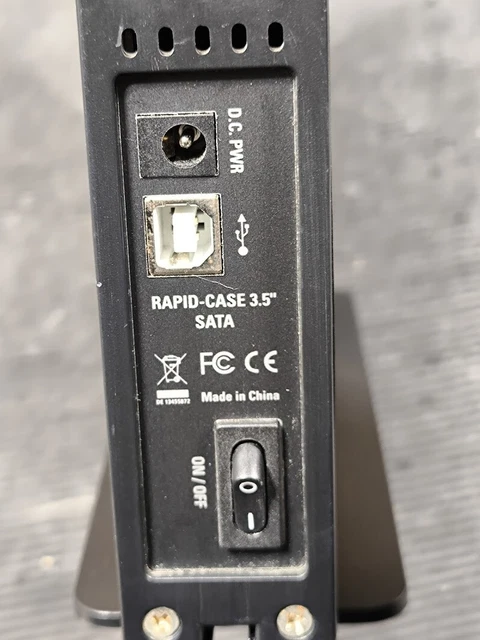 RAPID-CASE 3.5& SATA Enclosure - Used, Fully Functional £6.86 - PicClick UK