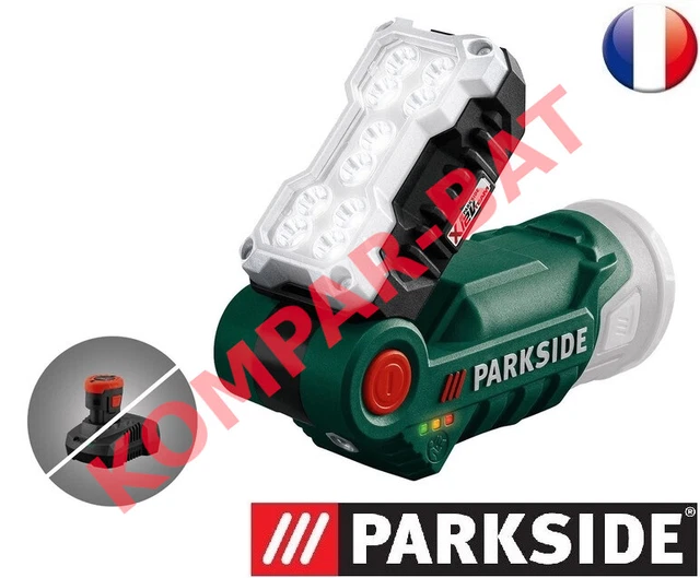 PARKSIDE® LAMPE DE travail LED sans fil PLLA12 V VENTE SANS BATTERIE NI ...