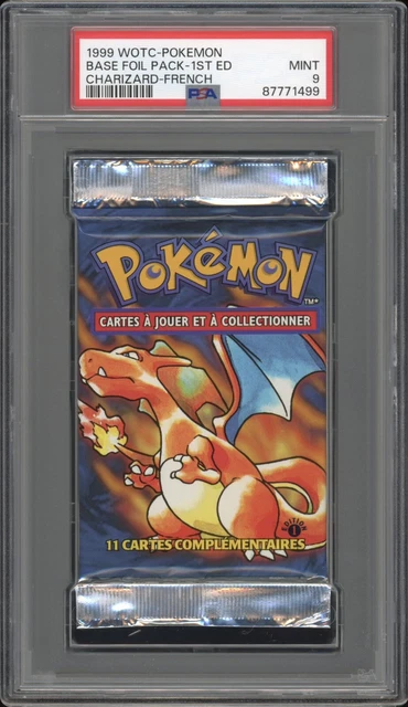 1999 POKEMON FRENCH 1st Edition Base Set Dracaufeu-Charizard Booster ...