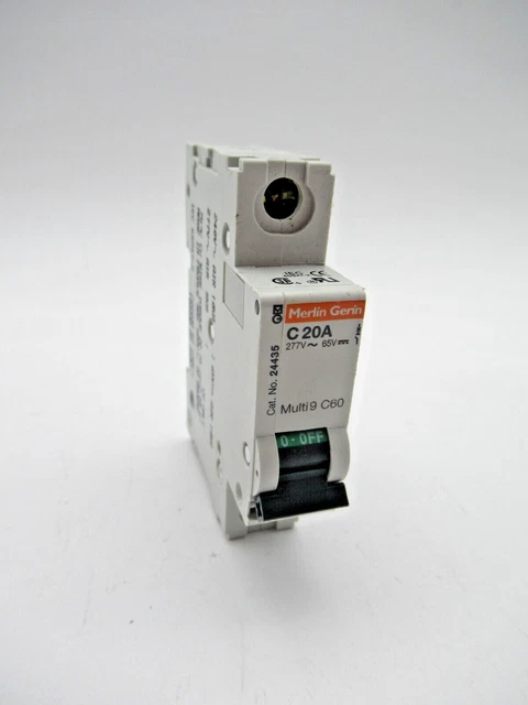 MERLIN GERIN DISJONCTEUR 24435 C20A Disjoncteur 20A 1P Multi9 C60 Neuf EUR 25,34 - PicClick FR