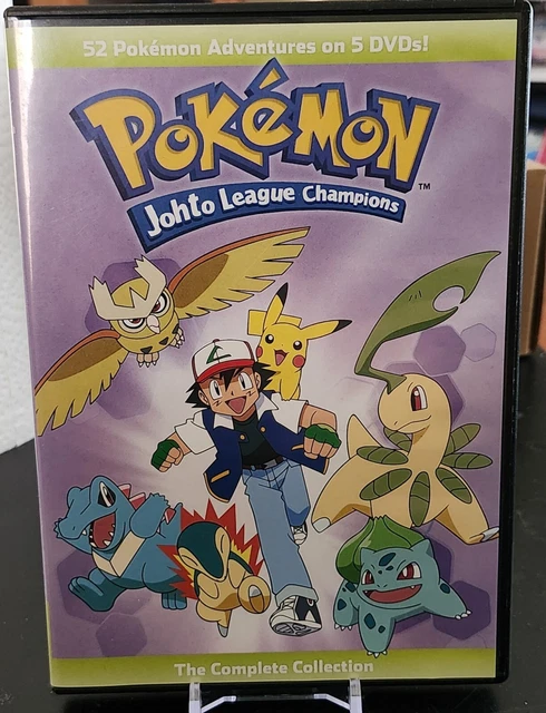 POKEMON JOHTO LEAGUE Champions The Complete Collection (6 DVD) English ...