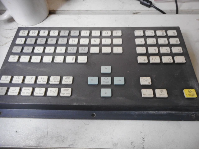 SIEMENS SINUMERIK 840D Cnc Keyboard Qwerty -- Op032S -- 6Fc5203-0Ac00 ...