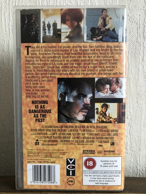 ONE FALSE MOVE, Cinema Club VHS Video PAL EUR 7,01 - PicClick FR