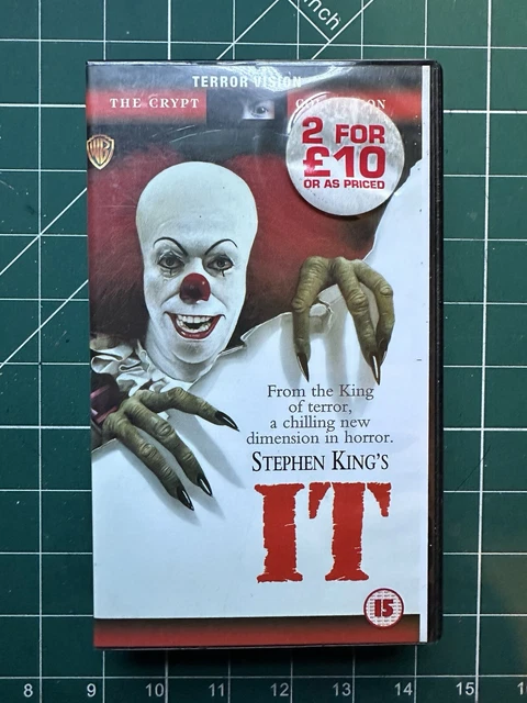 STEPHEN KING'S IT VHS (1995) £5.45 - PicClick UK