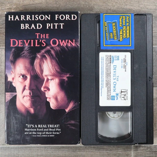 THE DEVIL'S OWN VHS Harrison Ford Brad Pitt 1997 Columbia Thriller ...