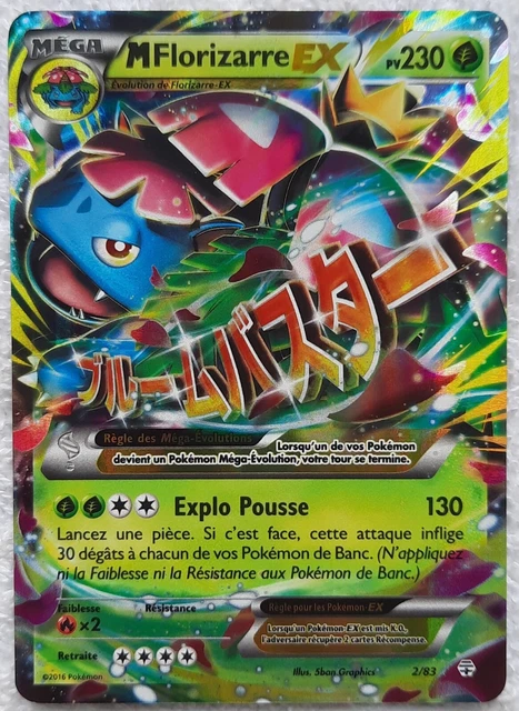 CARTE POKÉMON MÉGA Florizarre EX 2/83 XY Générations FR EUR 10,00 ...