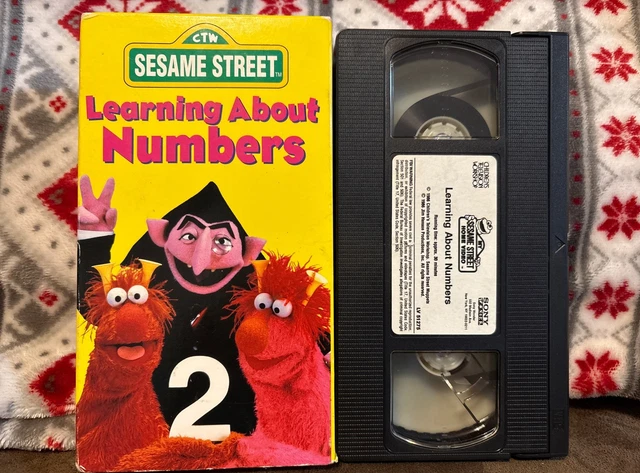SESAME STREET VHS Learning About Numbers 1986 Educational Video W/Count ...