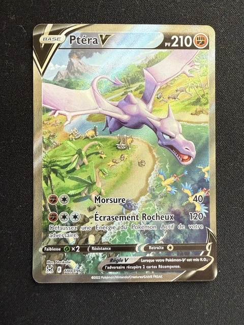 CARTE POKÉMON - Ptera V ALT 180/196 - Origine Perdu - FR - NEUF EUR 199 ...