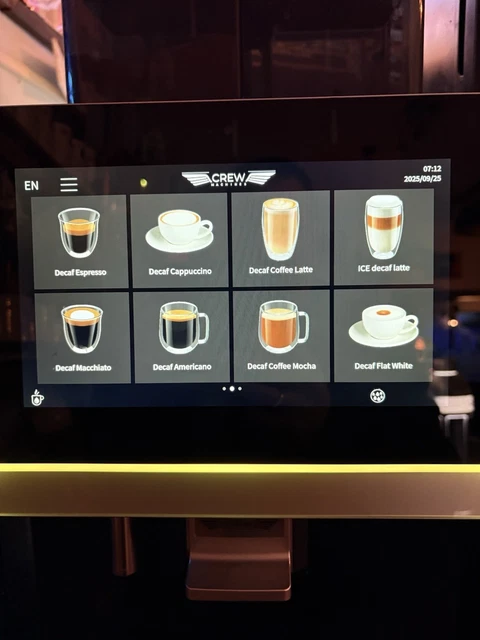 CREW CM90 - Latest 2025 Commercial Bean To Cup Coffee Machine. Franke ...