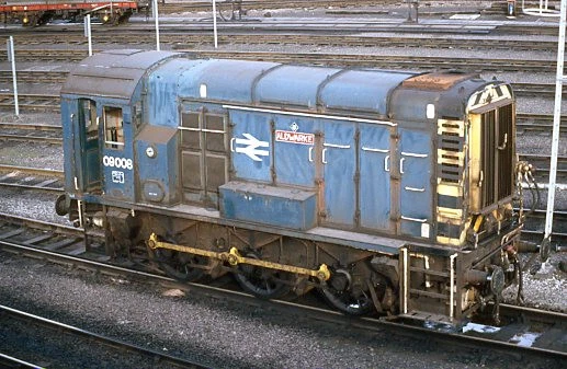 ORIGINAL COLOUR SLIDE of 09008 BR class 09 diesel shunter loco £2.25 ...