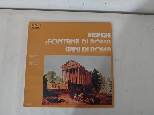 VINILE OTTORINO RESPIGHI fontane di roma pini di roma durium DCS 48004 ...