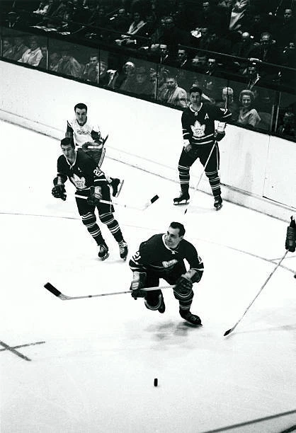 1960S HOCKEY NHL Finals Toronto Maple Leafs Bob Baun 1 Ice Hockey Old ...