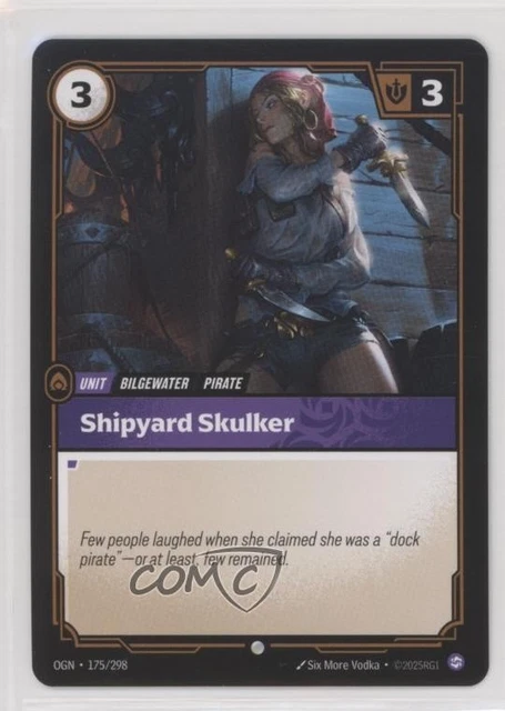 2025 RIFTBOUND ORIGINS: League of Legends TCG OGN Shipyard Skulker #175 ...