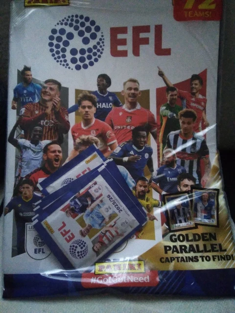 PANINI EFL 2025/26 Sticker Album + 5 Packs of Stickers £10.99 - PicClick UK