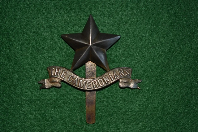 THE CAMERONIANS (SCOTTISH Rifles) Piper's/Pagri/Foreign Service Helmet ...