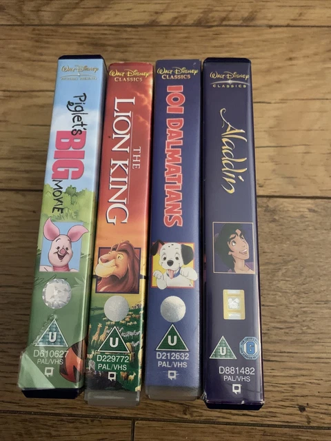 DISNEY CLASSICS BUNDLE vhs £12.00 - PicClick UK