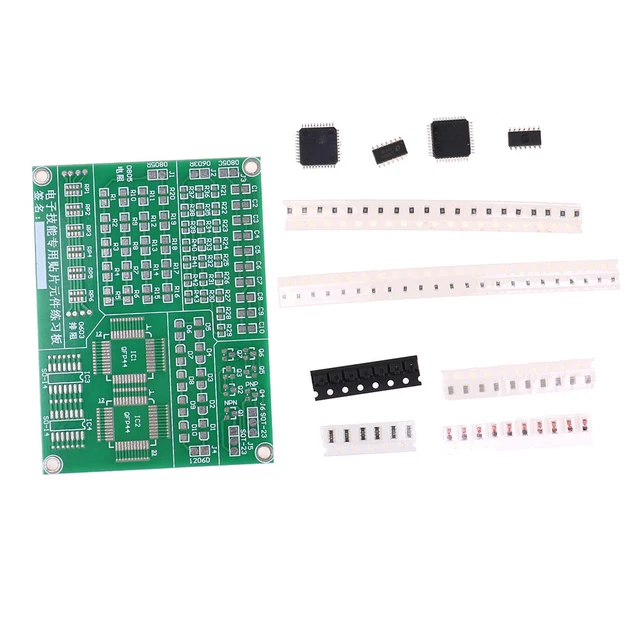 PRACTICE PCB BOARD Soldering Skill Training Beginner DIY Kit Electronic ...
