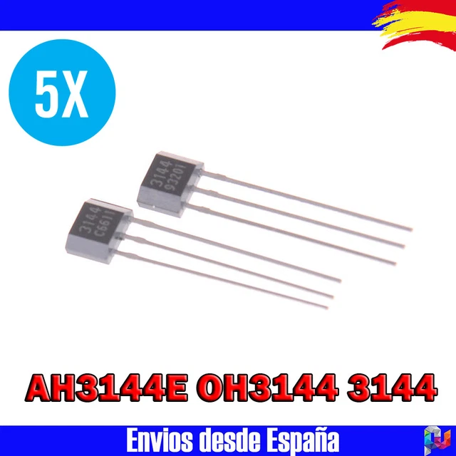 5X AH3144E OH3144 3144 Sensor de efecto Hall Detector Magnético EUR 2 ...