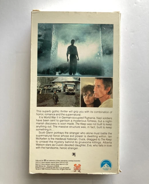 THE KEEP VHS 1983 80s Supernatural Horror Michael Mann Tangerine Dream ...
