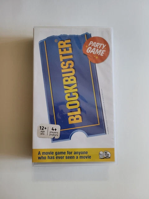 NEW BLOCKBUSTER PARTY Game | VHS Cassette Movie Board Game ...
