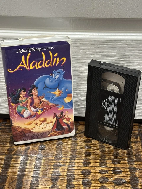 WALT DISNEY HOME Video The Classics Black Diamond Aladdin VHS in ...
