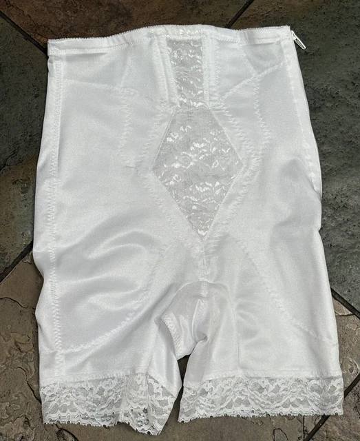 RAGO MED WHITE High Waist Mid Thigh Slimmer Shaper Side Zip Closure ...