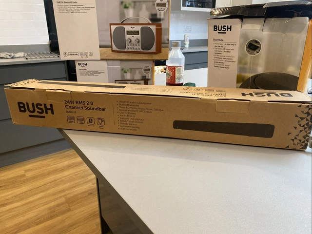 BUSH 24W RMS 2.0 Channel Soundbar SR210-12 Brand new £27.76 - PicClick UK
