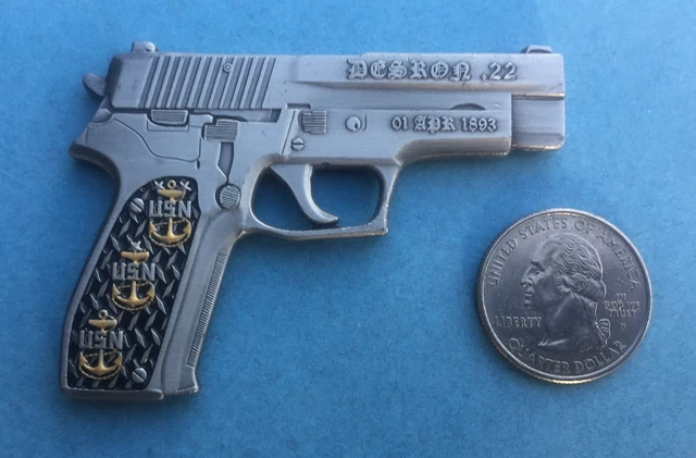 US NAVY CHALLENGE Coin Destroyer Squadron 22 (Desron-22) Chief Cpo ...