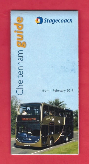 POCKET BUS MAP & Guide ~ Stagecoach West - Cheltenham Town Services ...