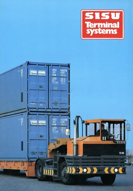 SISU TRACTORS TERMINAL Systems Brochure 1983 GB Brochure Truck Tr200 ...