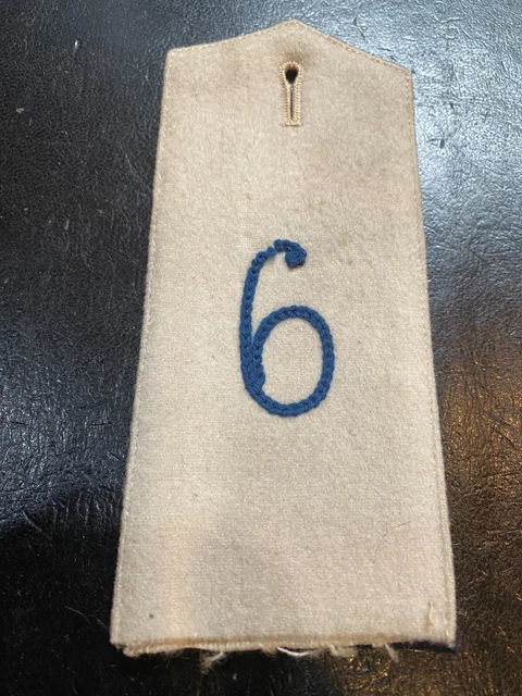 1. WK SCHULTERKLAPPE Landwehr Bezirks Kommando 6. Infanterie Brigade 3 ...