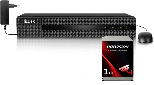 REJESTRATOR 5W1 HILOOK 4 kanałowy 5MP DVR-4CH-5MP z dyskiem 1TB HILOOK ...