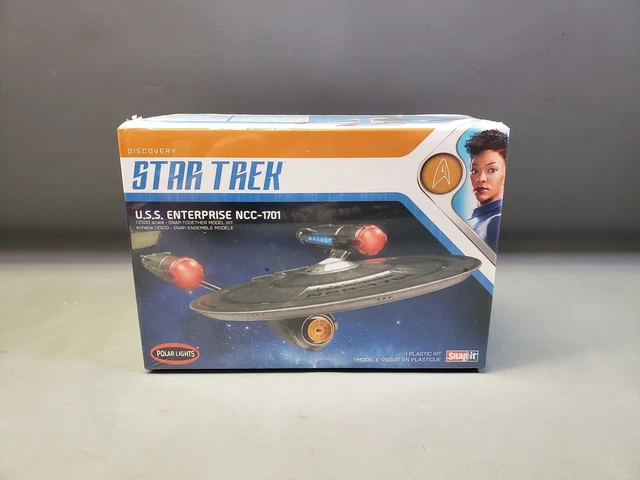 POLAR LIGHTS STAR Trek Discovery USS Enterprise NCC-1701 Snap Model Kit ... POLAR LIGHTS STAR Trek Discovery USS Enterprise NCC-1701 Snap Model Kit ...