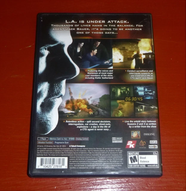 24: THE GAME (Sony PlayStation 2, 2006 PS2)-Complete $9.75 - PicClick CA