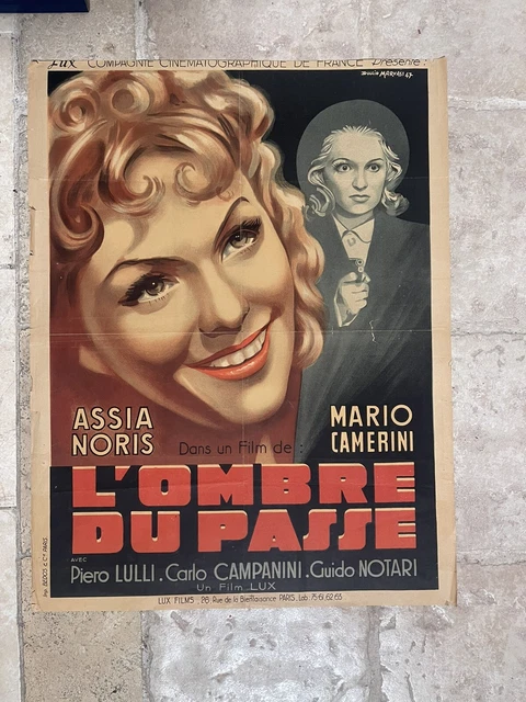 ANCIENNE AFFICHE DE Cinéma L’ombre Du Passé Duccio Marvasi 47 80x60 EUR 35,00 - PicClick FR