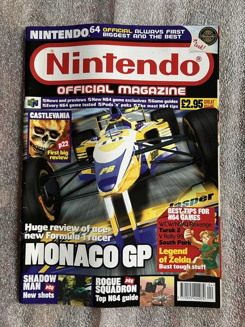 NINTENDO OFFICIAL MAGAZINE Issue 79 April 1999 - Monaco GP ...