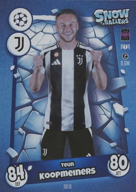 TOPPS MATCH ATTAX Champions League 2024/2025 SB 13 Snow Ballers ...