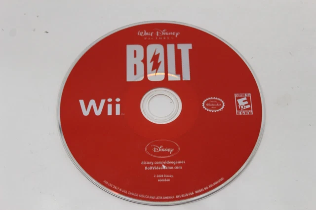 BOLT (WII, 2008) Disc Only £5.72 - PicClick UK