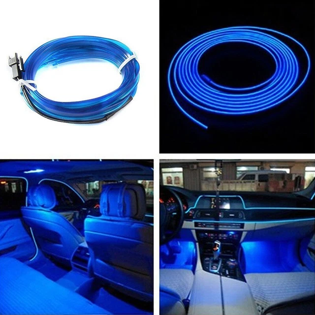 LUMI RE VOITURE DOUX D coratif Fil Flexible Garniture Bleu D cor Lampes EUR 9,89 - PicClick IT