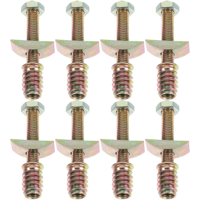 40 SETS BED Frame Spare Parts Bed Frame Threaded Pin Nut Kit for Crib £ ...