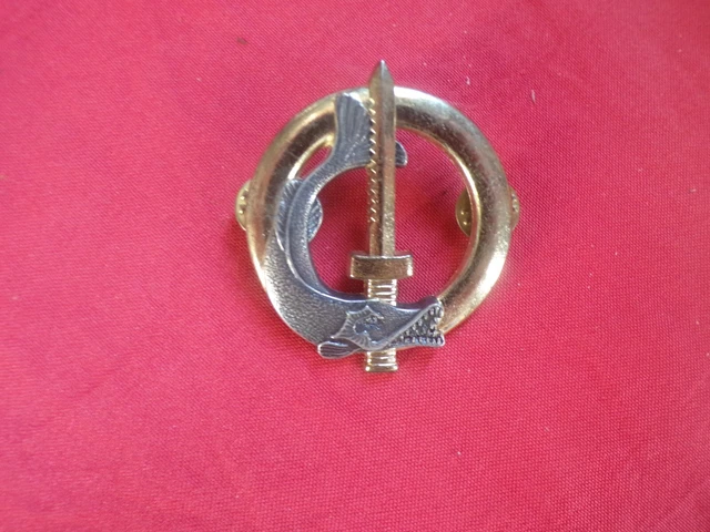 INSIGNE MILITAIRE BREVET plongeur bronze 2° REP légion étrangère GS33 ...