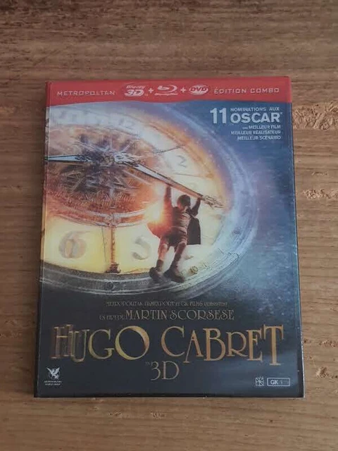 COMBO BLU RAY 3D + 2D + DVD Hugo Cabret (Ben Kingsley, Martin Scorsese ...